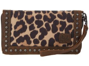 ariat cruiser clutch leopard one size