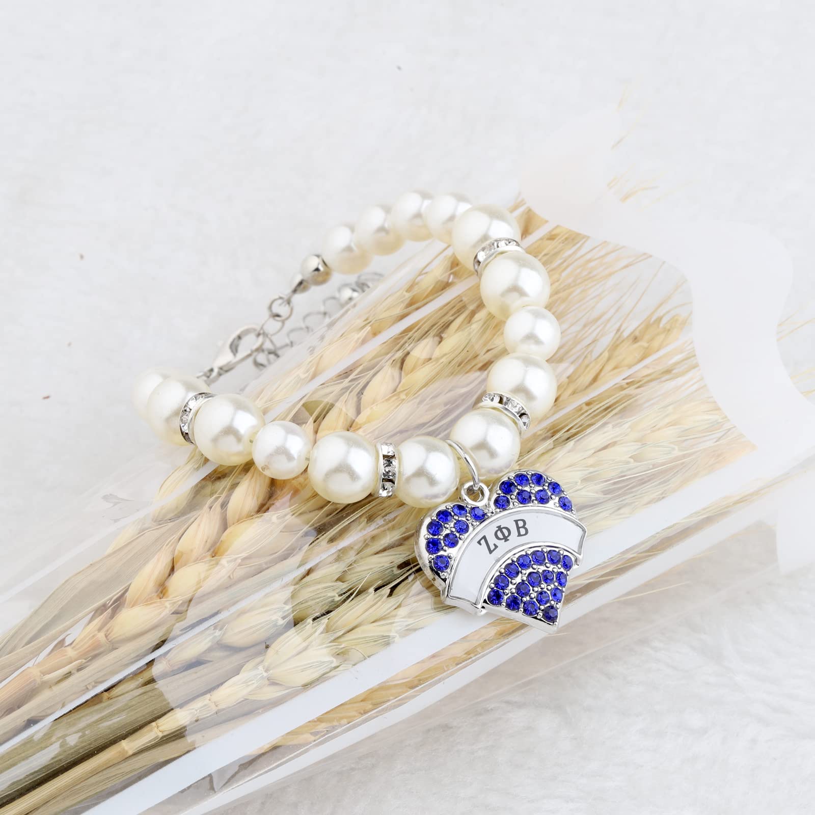 UJIMS Sorority Bracelet Sisterhood Gift Greek Greece Sorority Jewelry for Women Sorority Sister Gifts for BFF Friend(ZB Bead Bracelet)