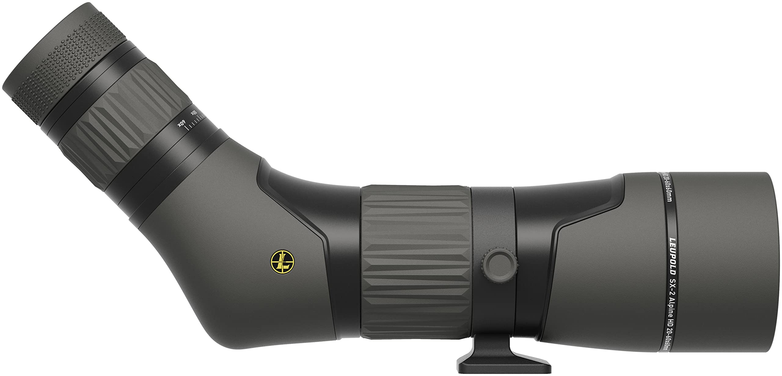 Leupold SX-2 Alpine HD 20-60x60mm Angled Spotting Scope in Shadow Gray Finish