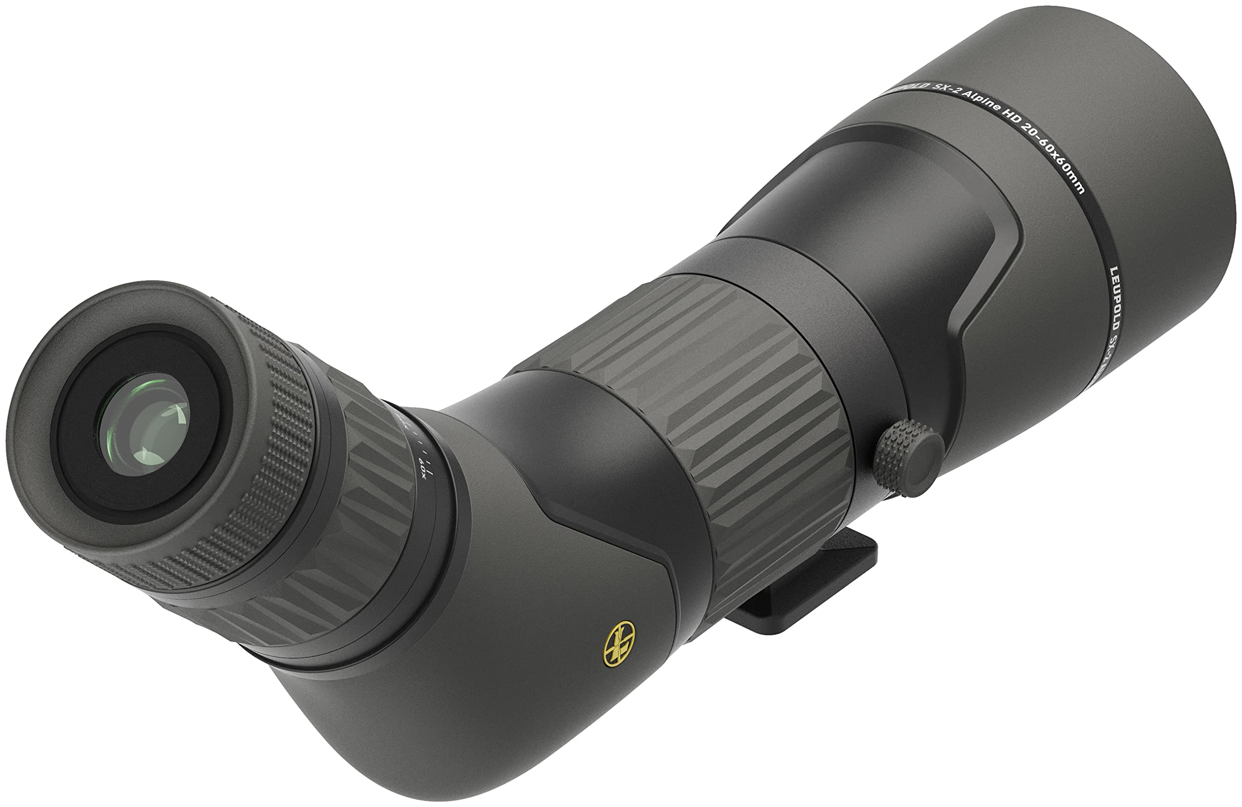 Leupold SX-2 Alpine HD 20-60x60mm Angled Spotting Scope in Shadow Gray Finish