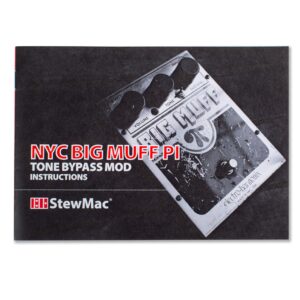 stewmac nyc big muff pi tone bypass pedal mod