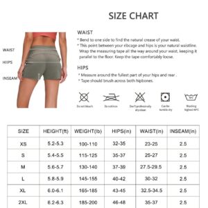 Willit Women's Shorts Hiking Athletic Shorts Yoga Lounge Active Workout Running Shorts Comfy Casual with Pockets Black L