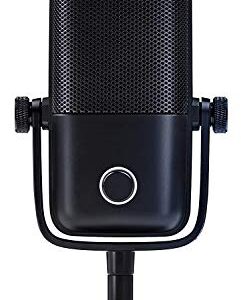 Elgato Wave:1 - Premium Cardioid USB Condenser Microphone for Streaming, Gaming, Home Office, Free Mixer Software, Sound Effect Plugins, Anti-Distortion, Plug & Play, Mac/PC, Stream Deck compatible