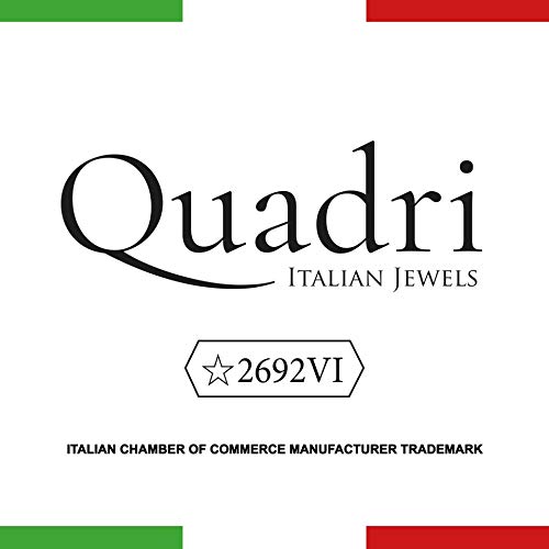 QUADRI Figaro Sterling Silver Chain for Men – 7 mm Mens Necklaces Chains, Men's Solid Real Italian Link Chain 22 Inch, Cadena de Plata 925 para Hombre, Diamond Cut Made in Italy, Gift Box