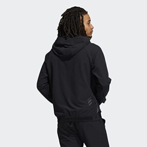 adidas Golf Men's Adicross Anorak Hoodie, Black, Large