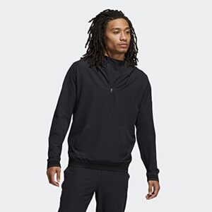 adidas Golf Men's Adicross Anorak Hoodie, Black, Large