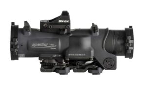 elcan specterdr 1x/4x dual role optical sight, 5.56 ballistic reticle with anti-reflection device & flip covers (dfov14-c1-x4)