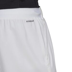 adidas Men's Club Stretch-Woven Tennis Shorts, White/Black, Small