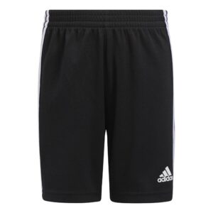 adidas boys Adi Classic 3-stripe Shorts, Black, 5 US