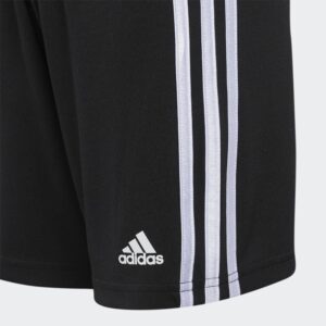 adidas boys Adi Classic 3-stripe Shorts, Black, 5 US