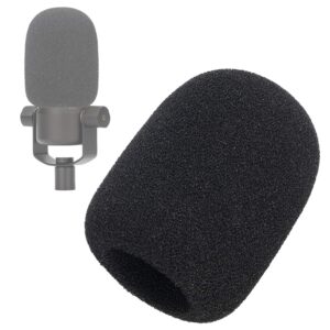 sunmon podmic pop filter windscreen - perfect mic foam cover compatible for rode podmic microphone into clean sounding with no wind sounds