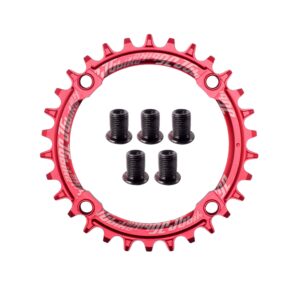 jgbike elite round oval chainring 104mm bcd 30t 32t 34t 36t 38t narrow wide single chainring for 8 9 10 11 12 speed mtb xc trail e-bike fat bike mountain bike bicycle