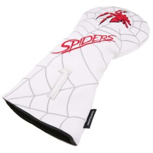 3pcs/Set Spider Embroidery White Golf Club Driver Fairway Wood Head Covers 1 3 5 Wood Covers