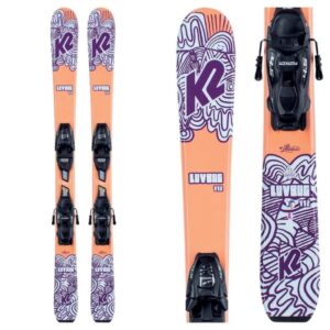 k2 luv bug skis + fdt 4.5 jr bindings girls - 2021-112 cm