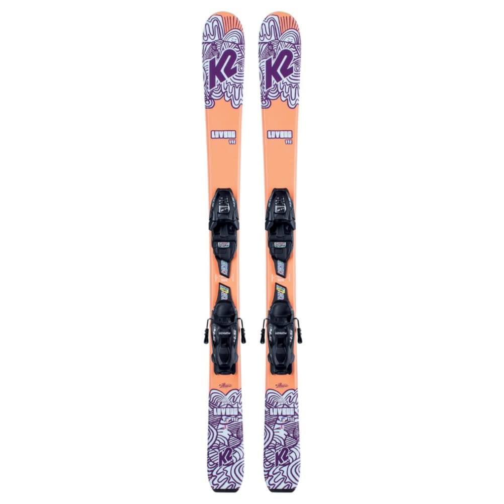 K2 Luv Bug Skis + FDT 4.5 Jr Bindings Girls - 2021-112 cm