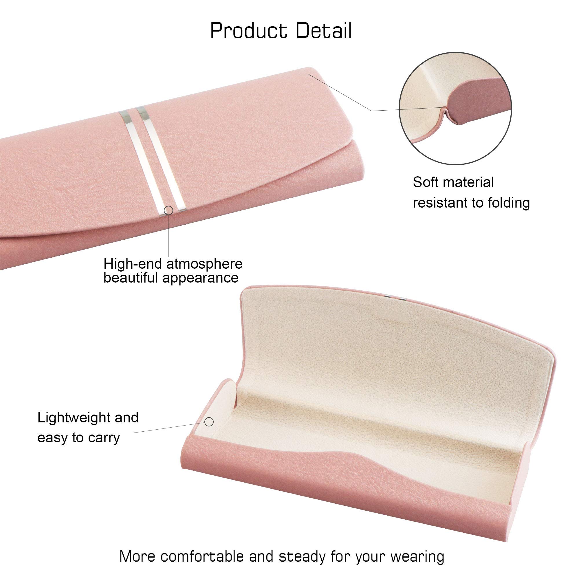 VisionGlobal Hard Shell Eyeglass Case for Eyeglasses and Sunglasses for Men/Women and Kids