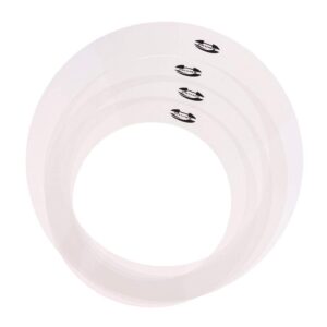 4 Pack Drum Muffler Dampening Rings Tone Control 10'' 12'' 14'' 16'' for Drum Set Accessories