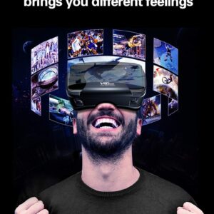 YOMENG VR glasses Virtual reality full-screen visual wide-angle VR glasses, VRG Pro 3D for smartphone devices from 5 to 7 inches