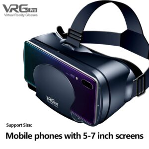 YOMENG VR glasses Virtual reality full-screen visual wide-angle VR glasses, VRG Pro 3D for smartphone devices from 5 to 7 inches