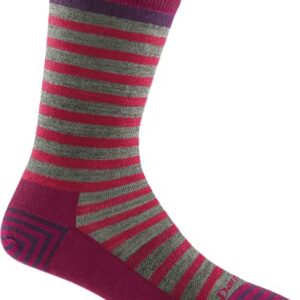 Darn Tough Women's Morgan Crew Lightweight Lifestyle Sock (Style 6039) - Boysenberry, Small