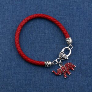 Delta Sigma Theta Sorority Charm Bracelet Women Sorority Gift (DST 1913 elephant)