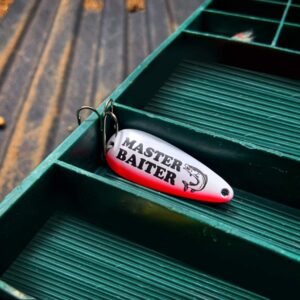 Funny Fishing Lure Gift for Men - Fishing Birthday - Master Baiter - Fishing Spoons - Dad Gifts - Perfect for Any Fisherman - Fishing Lures for Walleye and Pike - Spoon for Trout - Fishing Gag Gifts