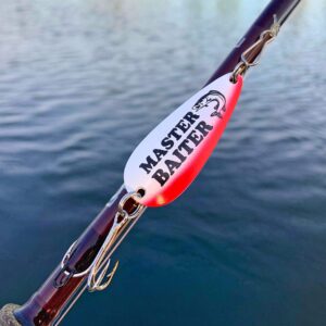 Funny Fishing Lure Gift for Men - Fishing Birthday - Master Baiter - Fishing Spoons - Dad Gifts - Perfect for Any Fisherman - Fishing Lures for Walleye and Pike - Spoon for Trout - Fishing Gag Gifts