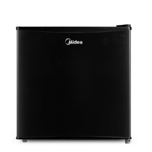 midea mru01m3abb freezer, 1.1 cu.ft, black, 30 pounds