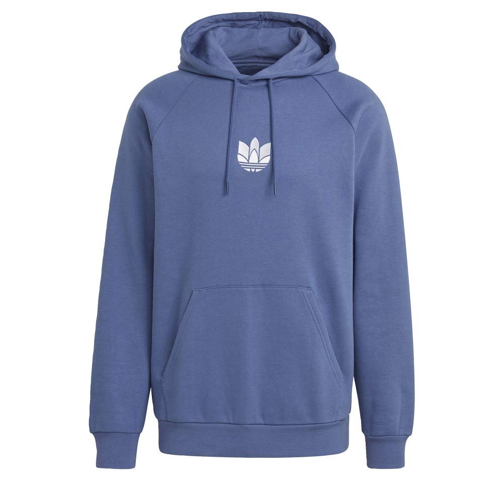 adidas LOUNGEWEAR Adicolor 3D Trefoil Graphic Hoodie Men's, Blue, Size S