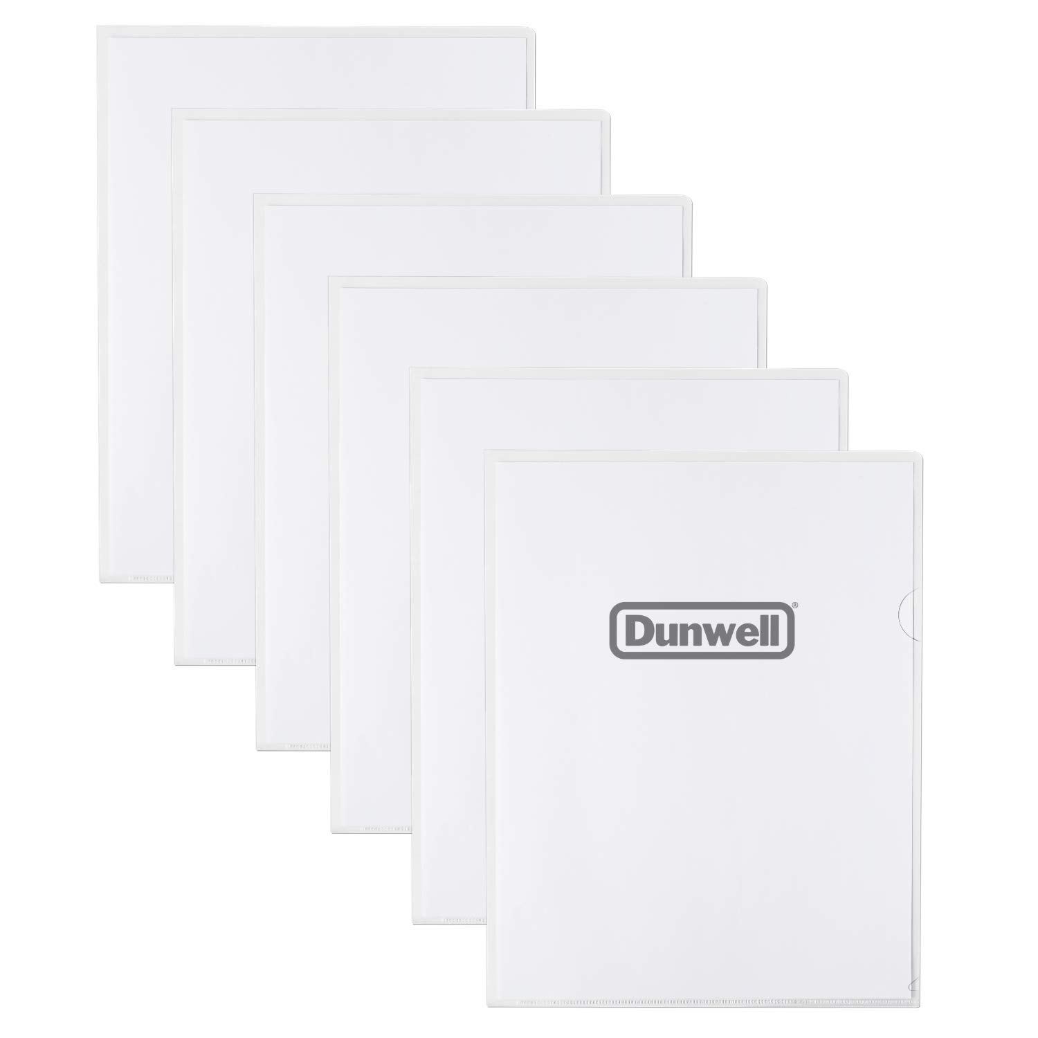 Dunwell Clear Plastic File Folder Sleeves, 36 Pack, 8.5x11 Letter Size, Acid-Free Poly Plastic