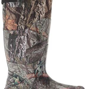 Bogs Men's Ten Point Camo Hunting Rainboot Rain Boot, Mossy Oak, 14