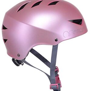 Razor 97863 V-12 Adult One Size Safety Multi Sport Bicycle Helmet with 12 Cooling Vents, Adjustable Strap, and Padding, Satin Pink Quartz