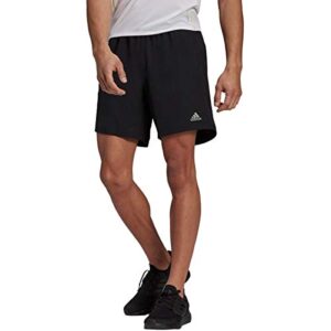 adidas run it shorts men's, black, size l 7"