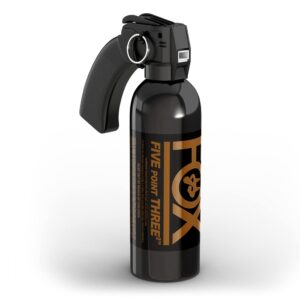 fox labs 16 ounce pepper spray, 5,3 squared, 1.4 major capsaicinoids 20 foot range, pistol grip, cone spray