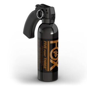 fox labs, 5.3 squared - 4% oc spray w/pistol grip stream, (12 oz) #pg124sdb