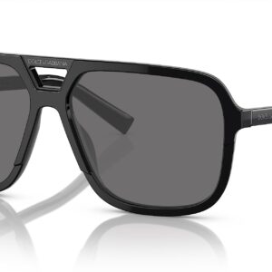 Dolce & Gabbana DG4354 Men's Sunglasses Black/Dark Grey 61