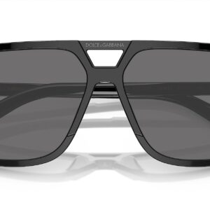 Dolce & Gabbana DG4354 Men's Sunglasses Black/Dark Grey 61