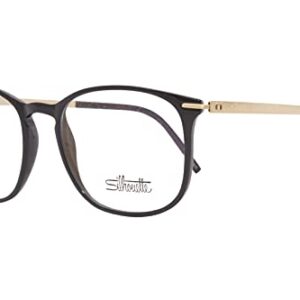 Eyeglasses Silhouette Momentum Full Rim 2920 9020 Black Onyx/Gold 54/18/145 3