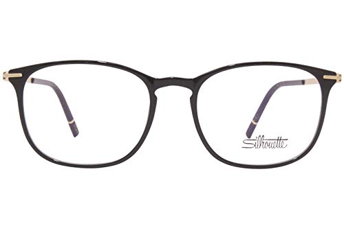 Eyeglasses Silhouette Momentum Full Rim 2920 9020 Black Onyx/Gold 54/18/145 3