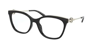 michael kors mk4076u - 3332 eyeglasses frame rome black w/demo lens 54mm