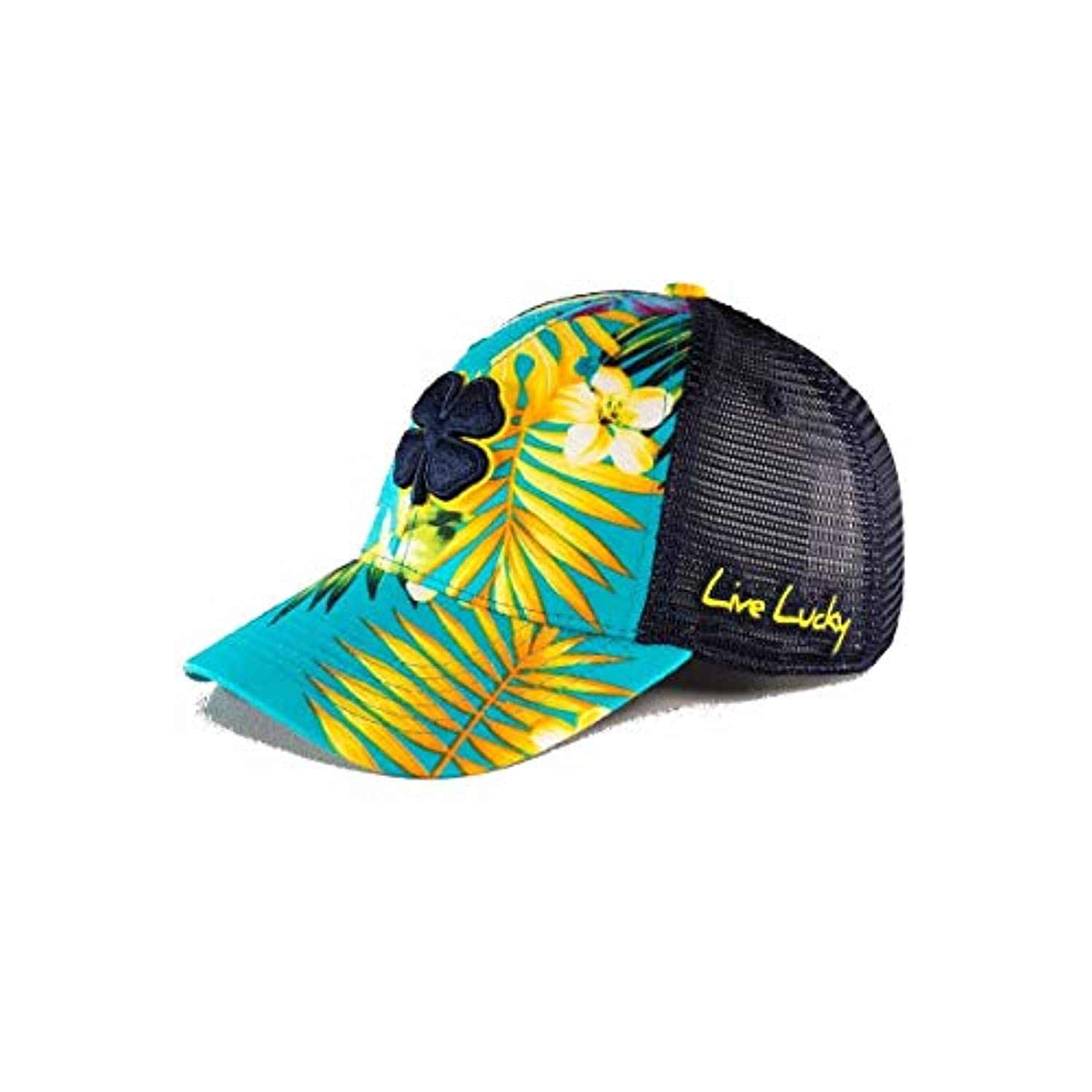 Black Clover Island Luck H 7 - Navy/Gold/Tropical/Navy Mesh - Adjustable