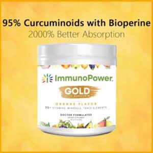 ImmunoPower Gold - New Formula - Targeted Support to Help Increase Natural Killer Cell Activity with 35+ Vitamins Minerals - Powder Formula