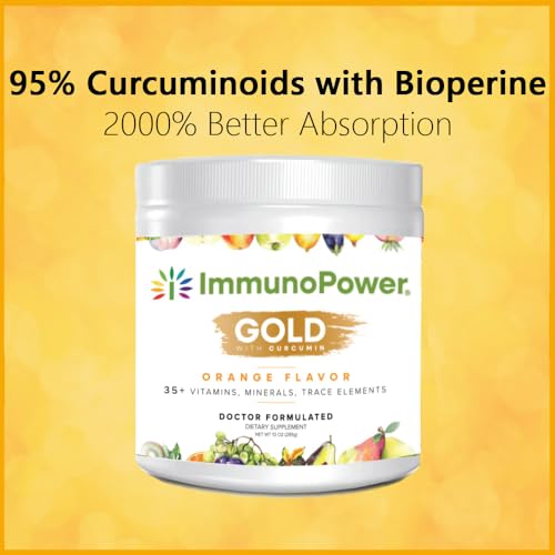 ImmunoPower Gold - New Formula - Targeted Support to Help Increase Natural Killer Cell Activity with 35+ Vitamins Minerals - Powder Formula