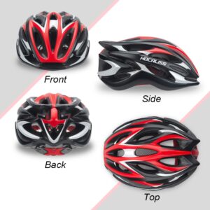 HOCALISS Adult Bike Helmet, Road Bike Helmet for Adult Men Women Cycling Adjustable M/L Size 21.65 to 24 Inches