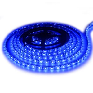 obcursco pontoon led light strip, waterproof marine led light boat interior light boat deck light for night fishing. ideal for pontoon and fishing boat (blue)