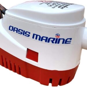 OASIS MARINE Automatic bilge pump (1100 GPH 1-1/8" hose outlet)