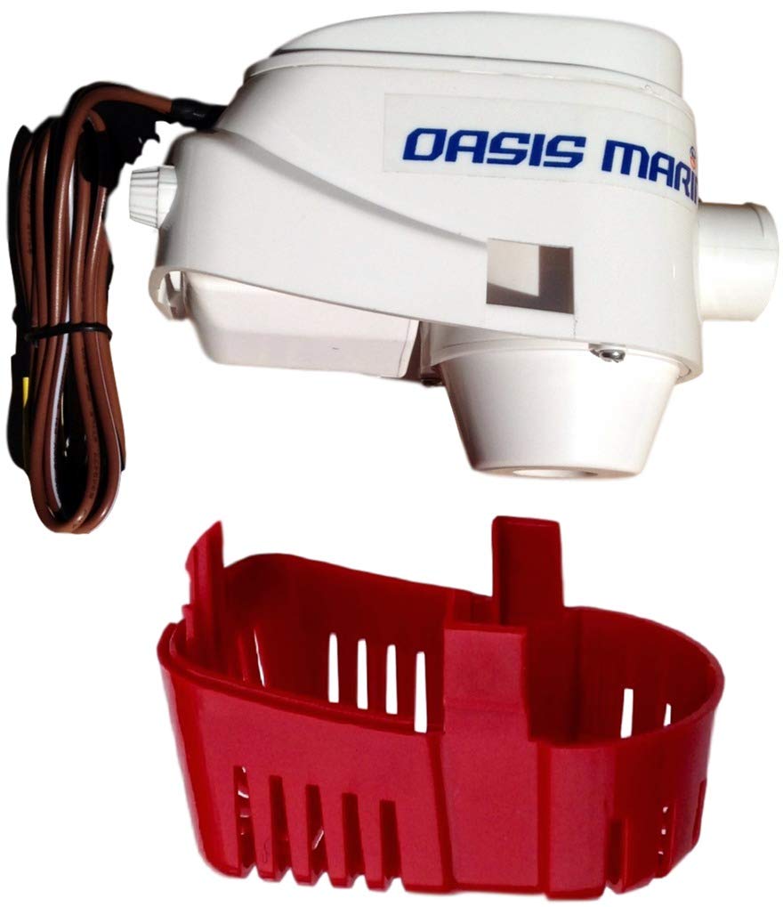 OASIS MARINE Automatic bilge pump (1100 GPH 1-1/8" hose outlet)