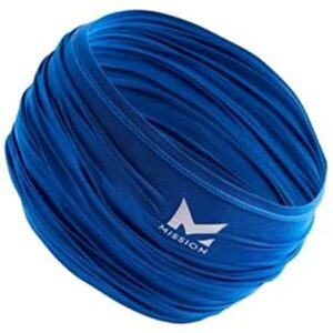 mission cooling neck gaiter - blue