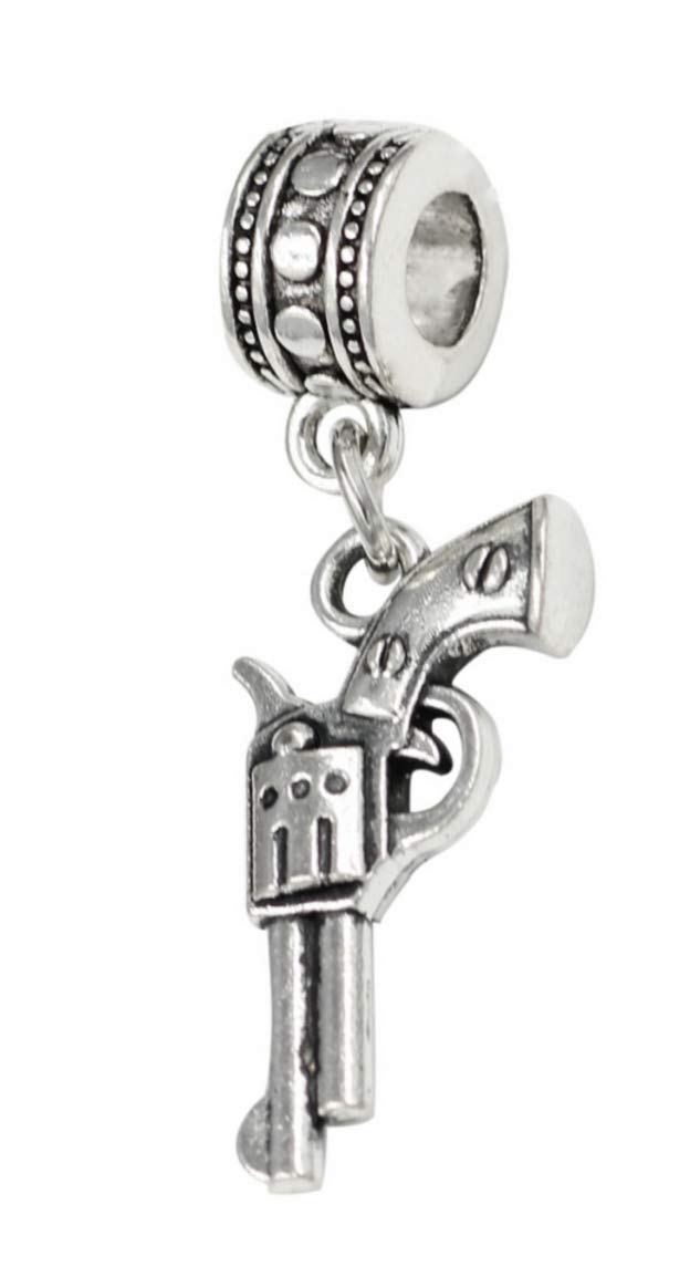 Dangle Hand Gun Charm