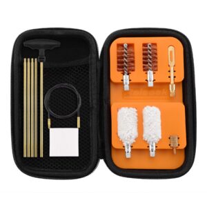 raiseek shotgun cleaning kit for 12 and 20 gauge gun cleaning kit bronze bristles brush and cotton mop